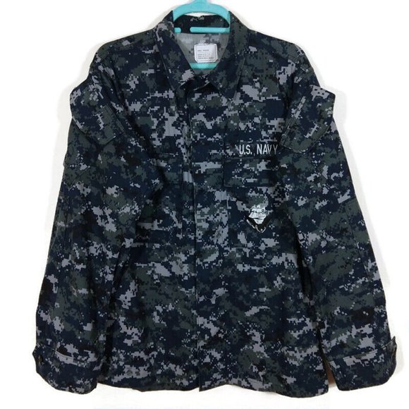 US Navy | Other | Us Navy Digital Pattern Blue Camouflage Working ...